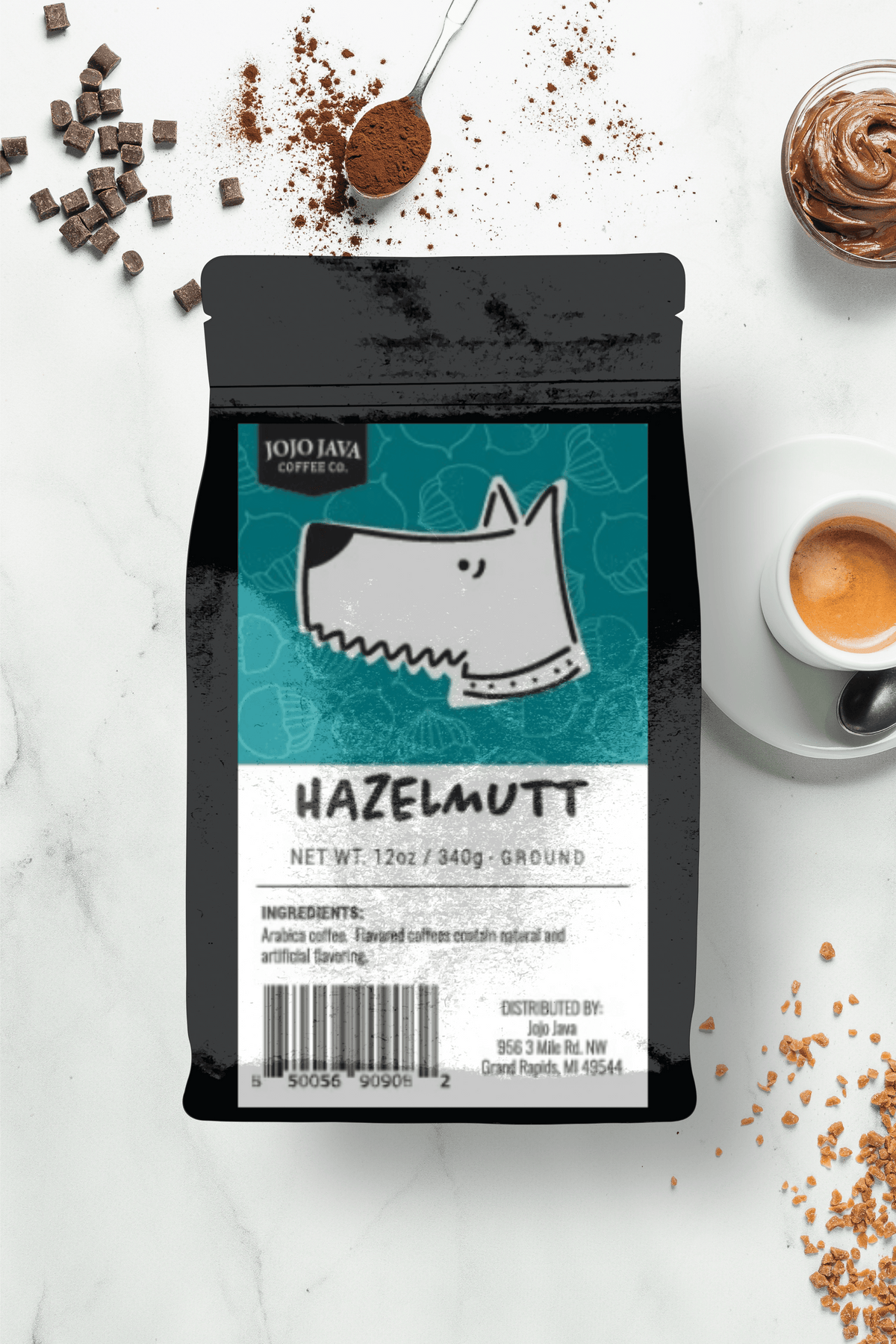 JOJO JAVA Hazelmutt | Arabica Roast Ground Coffee
